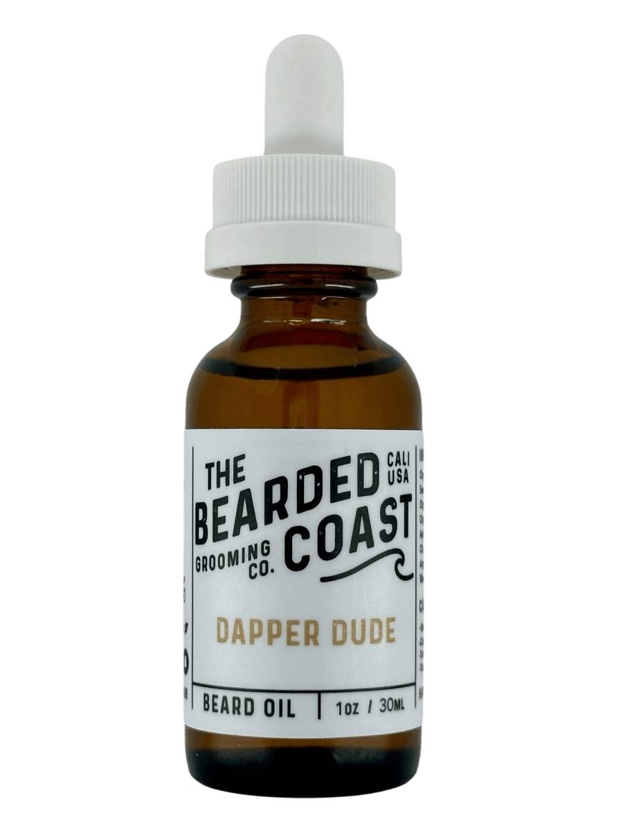 Dapper Dude Beard Oil - Clean, Refreshing – Bearded Coast Grooming Co.